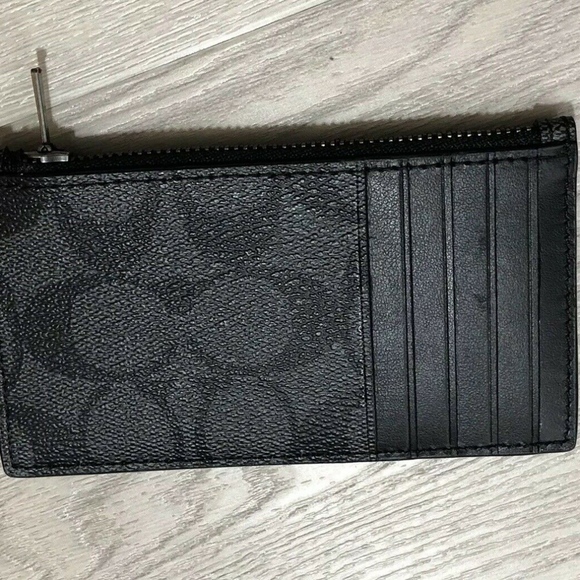 Coach | Bags | Coach Zip Credit Card Pac Man Coach Scrip Wallet | Poshmark